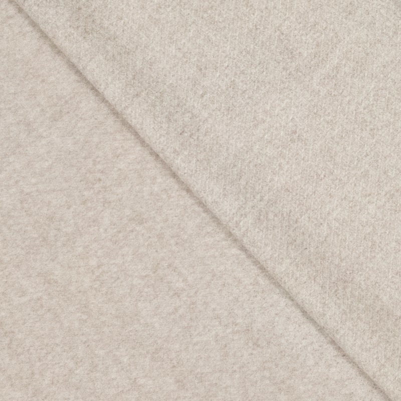 Fibre Mood - Tissu Lainage "Fiora" Beige Clair - coup de coudre